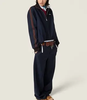 Miu Miu Mohair-virgin Wool Blouson Jacket