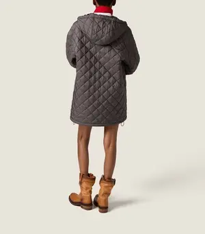 Miu Miu Technical Ponge Down Quilted Coat