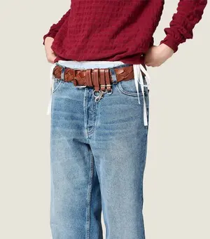 Miu Miu Mid-wash Denim Jeans