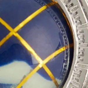 Tateossian Sterling And Lapis Lazuli Globe Cufflinks