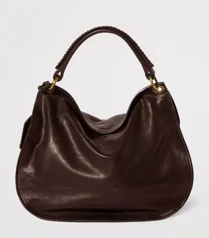 Miu Miu Leather Rendez-vous Shoulder Bag - Brown