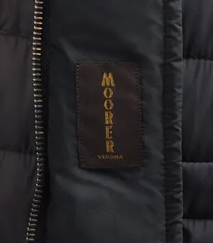 MOORER Quilted Down Jacket