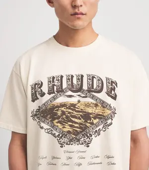 Rhude Cotton Dakar Print T-shirt