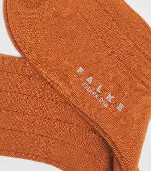 Falke Wool-cashmere Blend Lhasa Ribbed Socks