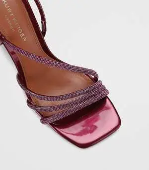 Kurt Geiger Embellished Leather Heeled Sandals