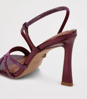 Kurt Geiger Embellished Leather Heeled Sandals