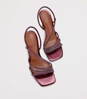 Kurt Geiger Embellished Leather Heeled Sandals