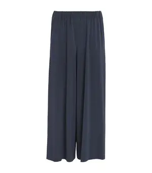 Issey Miyake Drape Jersey Cropped Trousers