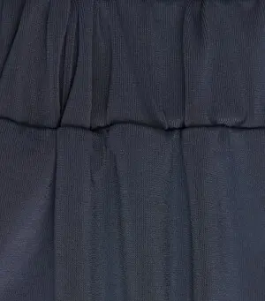 Issey Miyake Drape Jersey Cropped Trousers