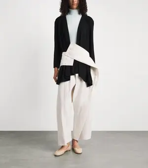 Issey Miyake Grainy Pants Tailored Trousers