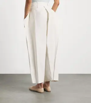 Issey Miyake Grainy Pants Tailored Trousers