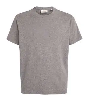 FRAME Cotton Duo Fold T-shirt - Grey