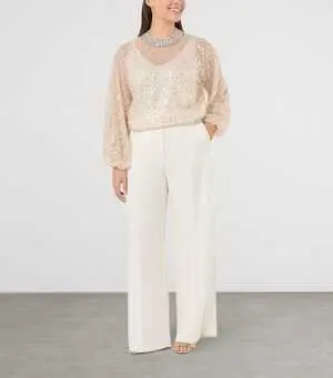 Marina Rinaldi Wide-leg Tailored Trousers