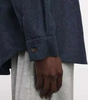Johnstons Of Elgin Wool-cashmere Overshirt