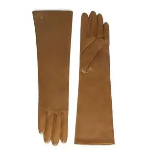 Max Mara Leather Afidee Glvoes