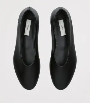 TOTEME Leather Slip Ballet Flats