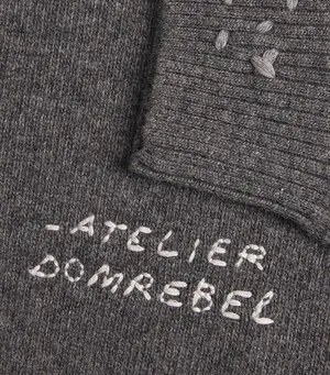DOMREBEL Embroidered Wool-blend Sweater