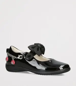 LELLI KELLY Patent Leather Mary Jane Shoes With Ladybird Embellishment