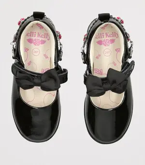 LELLI KELLY Patent Leather Mary Jane Shoes With Ladybird Embellishment