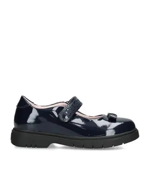 LELLI KELLY Patent Leather Jolie Shoes - Navy