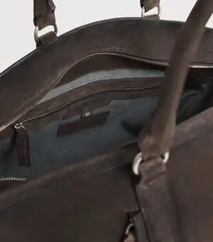 Officine Creative Suede Quentin Duffle Bag