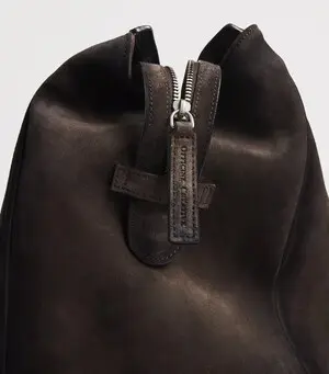 Officine Creative Suede Quentin Duffle Bag