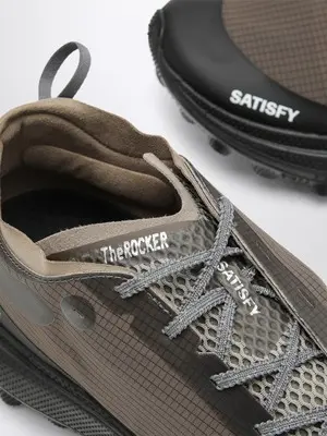 Satisfy Therocker Vibram Breathable Tech Fabric Sneakers With Vibram Sole