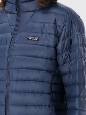 Patagonia Quilted Water-repellent Recycled Nylon Down Jacket With High Neck