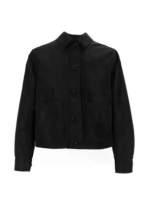 Aspesi Button-up Patch-pocket Jacket - Black