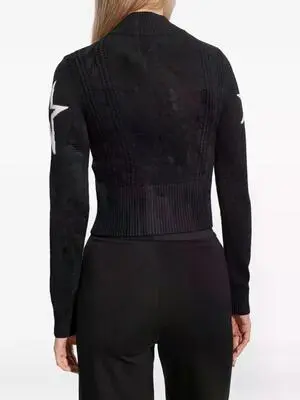 Perfect Moment Star-intarsia Cable-knit Sweater