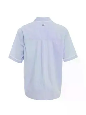 SOLID HOMME Piping-detail Short-sleeve Shirt