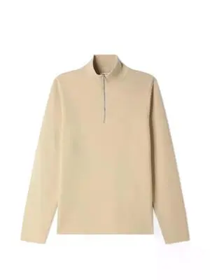 Sandro Half-zip Sweatshirt - Neutrals
