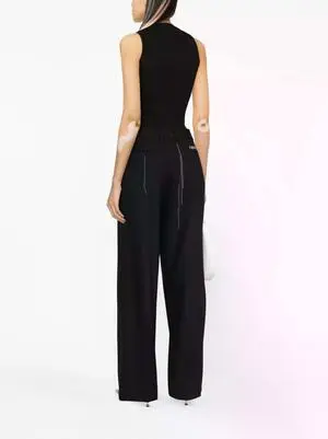 Off-White Logo-print Ribbed-knit Tank Top