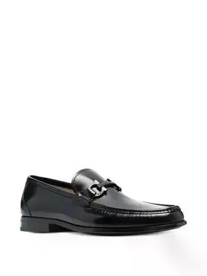 FERRAGAMO Gancini Leather Loafers
