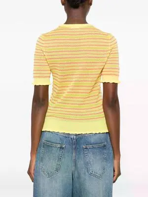 JW Anderson Fair Isle Sheer Top