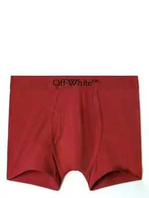 Off-White 2024 Lunar New Year Logo-waist Boxers - Red