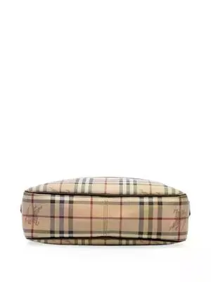 Burberry Haymarket Check Coated Canvas Crossbody Bag