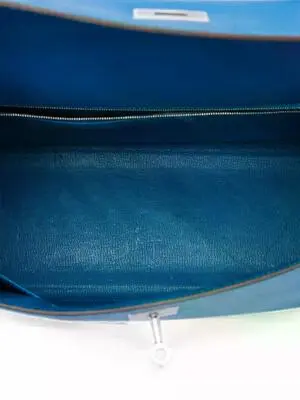 Hermès Epsom Kelly Ii Sellier 35 Satchel - Blue