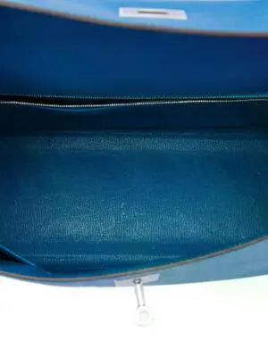 Hermès Epsom Kelly Ii Sellier 35 Satchel - Blue
