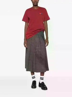 Play Comme Des Garcon Heart-patch T-shirt - Red