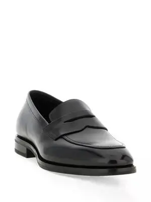 Santoni Leather Loafers