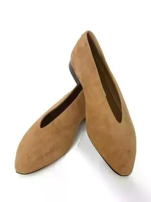 JIMMY CHOO Margot Flat Suede Ballet Flats