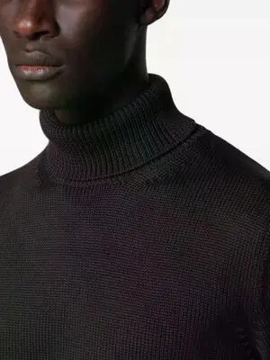 ROBERTO COLLINA Ribbed-knit Roll-neck Sweater