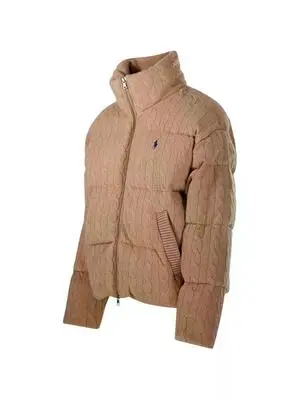 Polo Ralph Lauren Cable Wool-cashmere Puffer Jacket