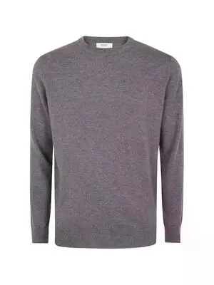 BARBA NAPOLI Wool Crew-neck Sweater - Grey