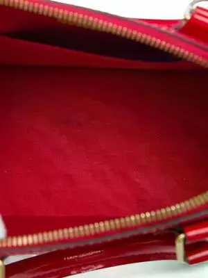LOUIS VUITTON 2015 Monogram Vernis Alma Bb Satchel