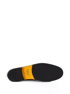 DOUCAL'S Micro-stud Suede Loafers - Brown