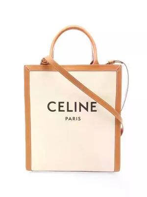 Celine 2021-2022 Small Canvas Vertical Cabas Satchel