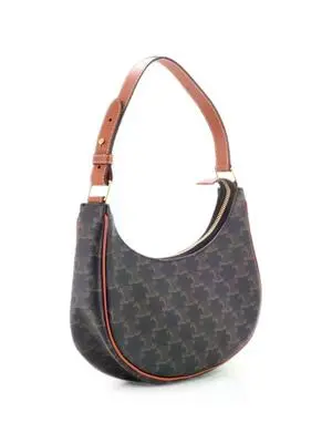 Celine Ava Bag Triomphe Coated Canvas Hobo Bag