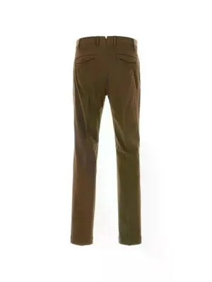 PT TORINO Pleated Slim-fit Trousers